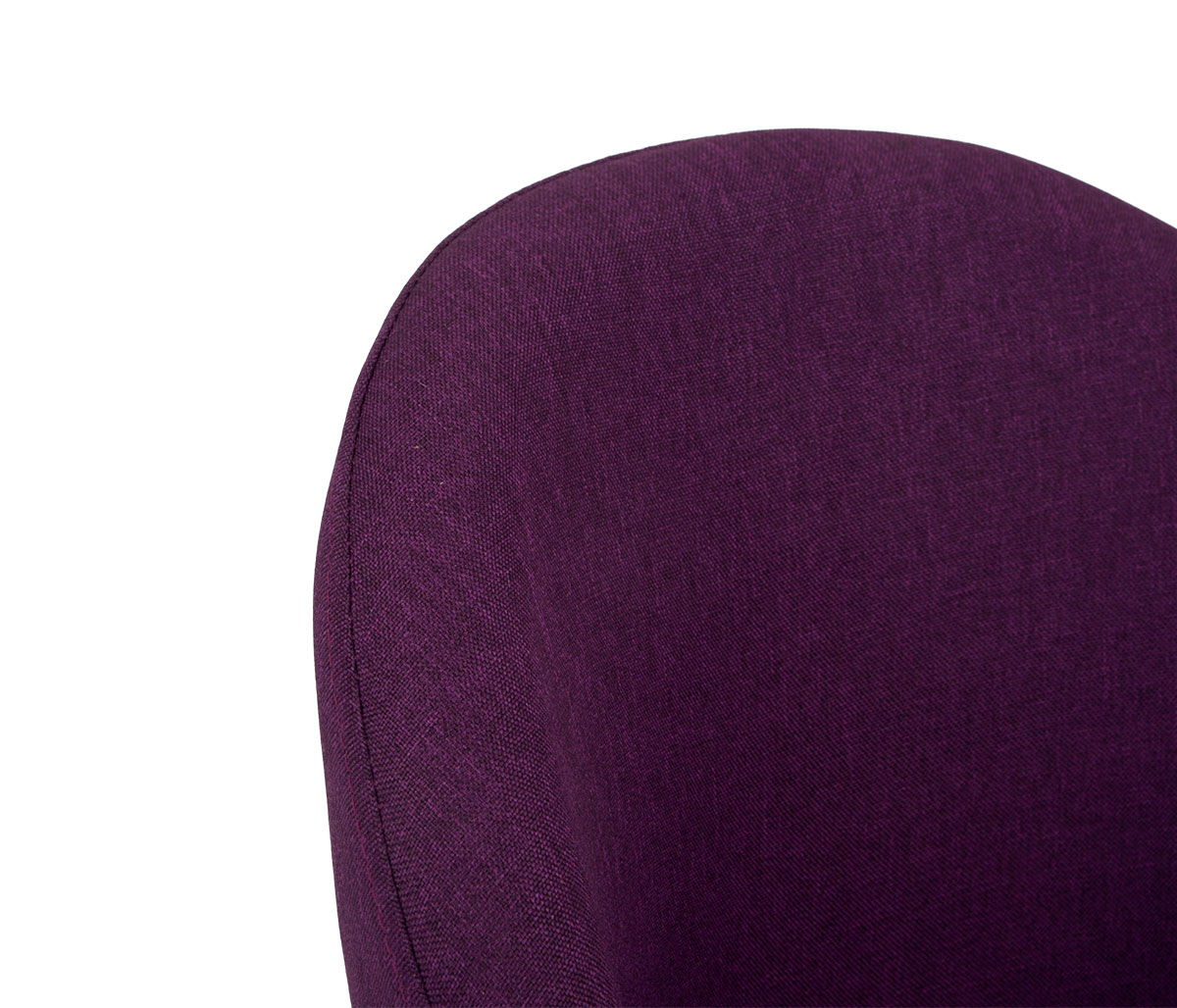 Banco alto Jonotla pata negra - Morado oscuro