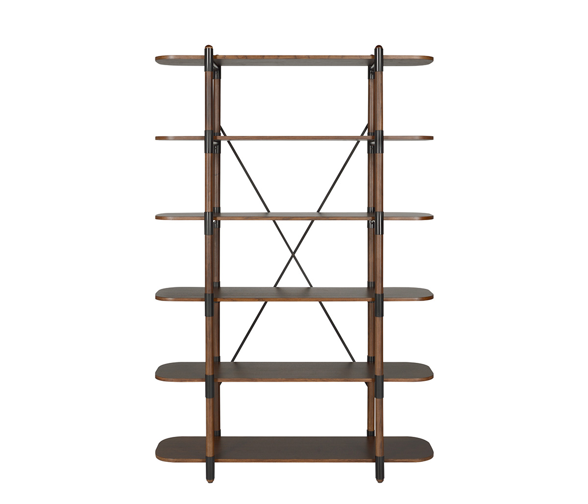 Librero alto Coatlán - Nogal