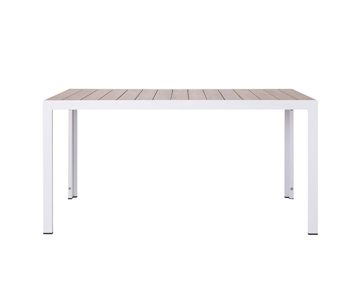 Mesa de comedor Pavia rectangular encino - Blanco
